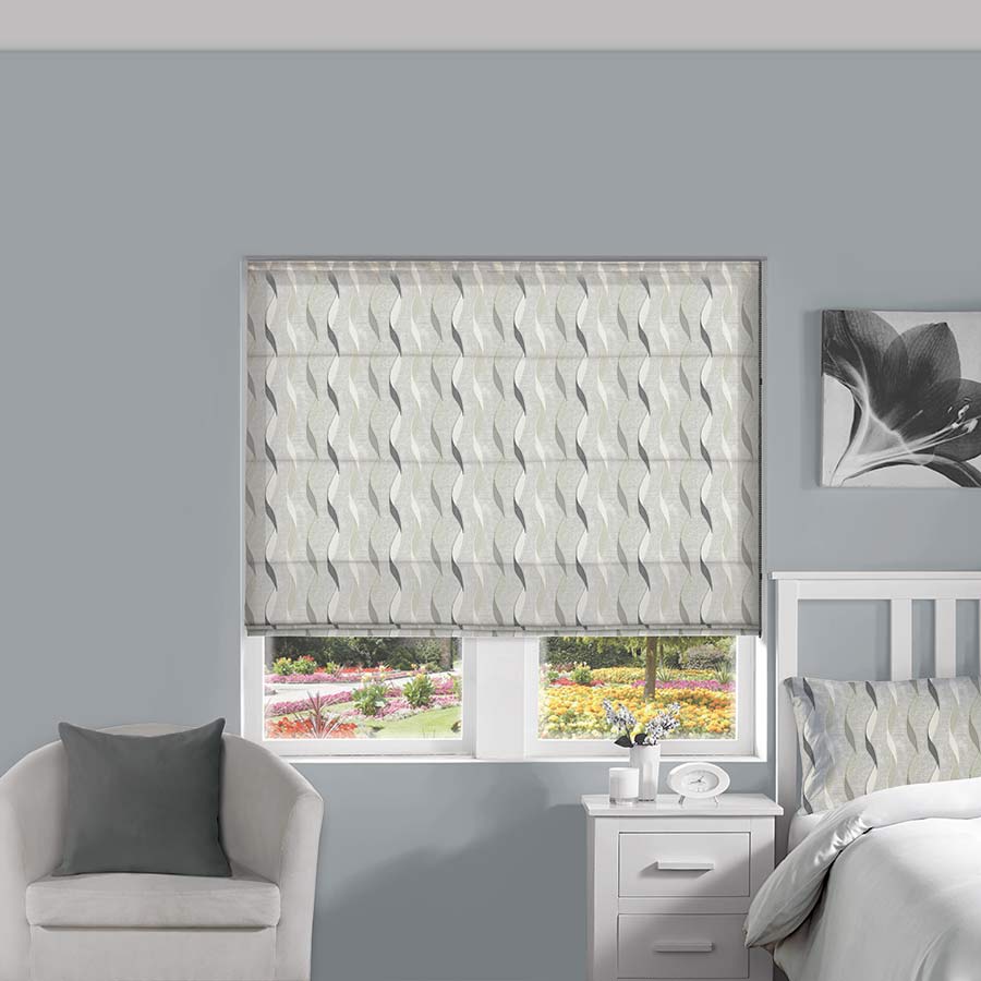 Ribbon Flint Roman Blind | Blindtex